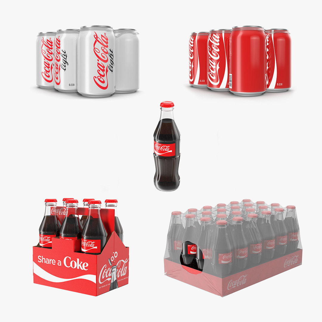 Coca cola cans model - TurboSquid 1459661