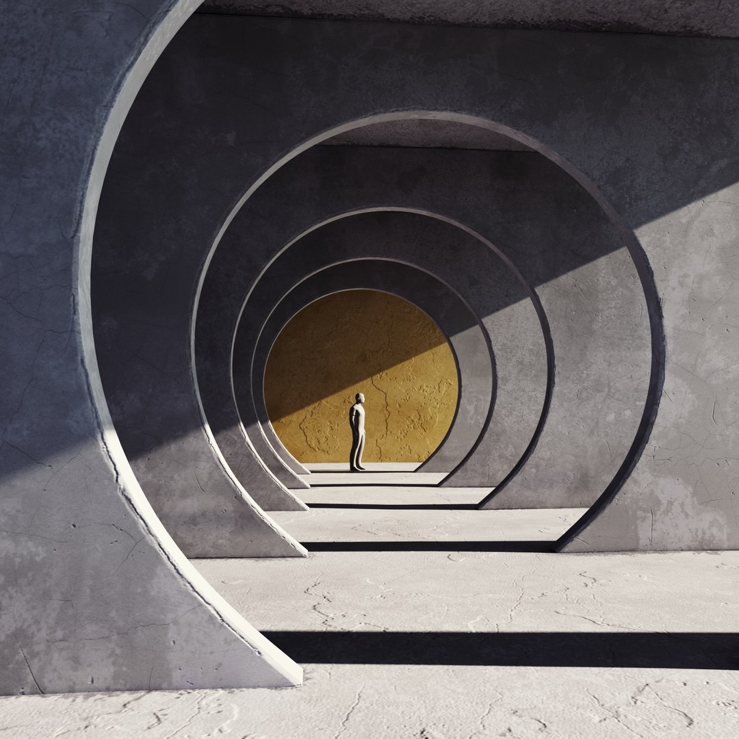 3D tunnel interior model - TurboSquid 1459625