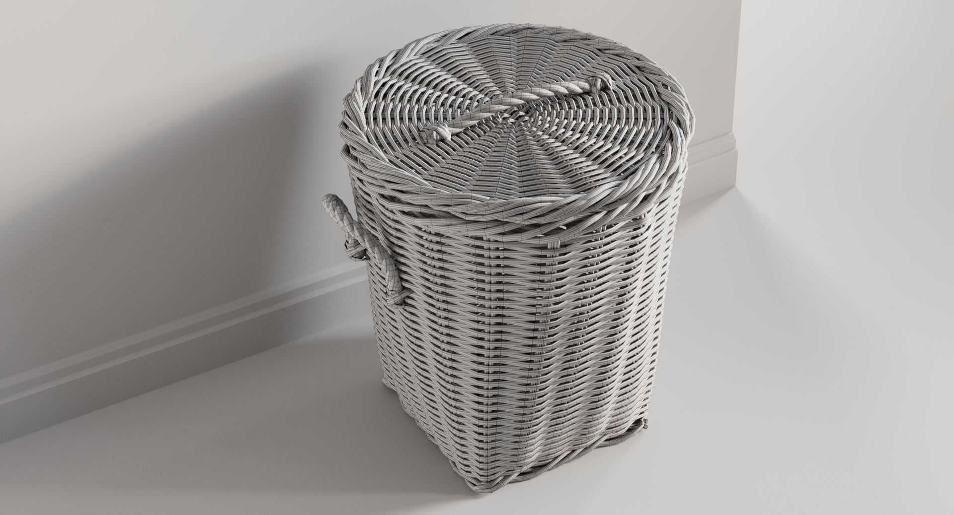 3D model realistic laundry basket - TurboSquid 1459779
