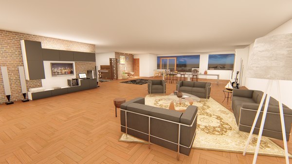 3D revit residential complex - TurboSquid 1459843