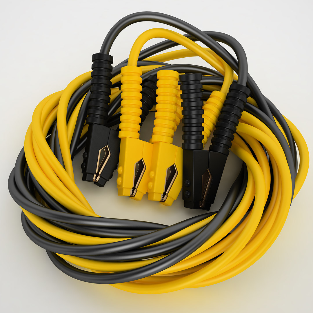 3D booster cable 1200 - TurboSquid 1459857