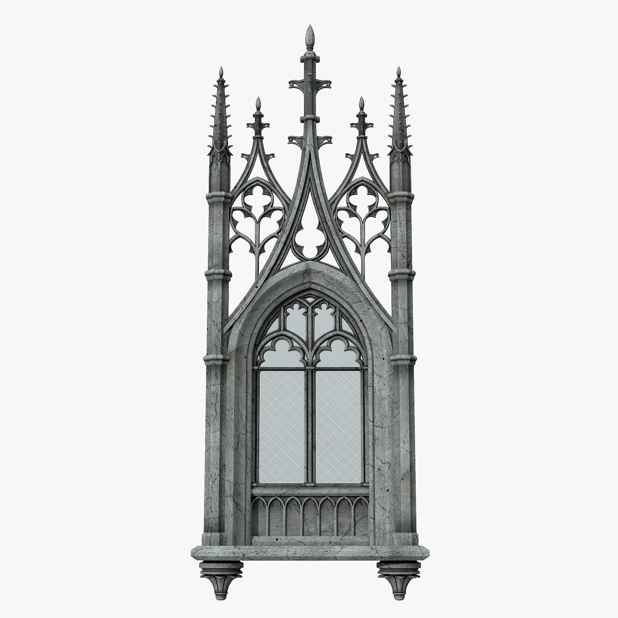 Gothic window 03 3D model - TurboSquid 1459985
