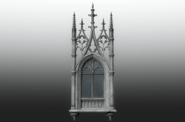 Gothic window 03 3D model - TurboSquid 1459985