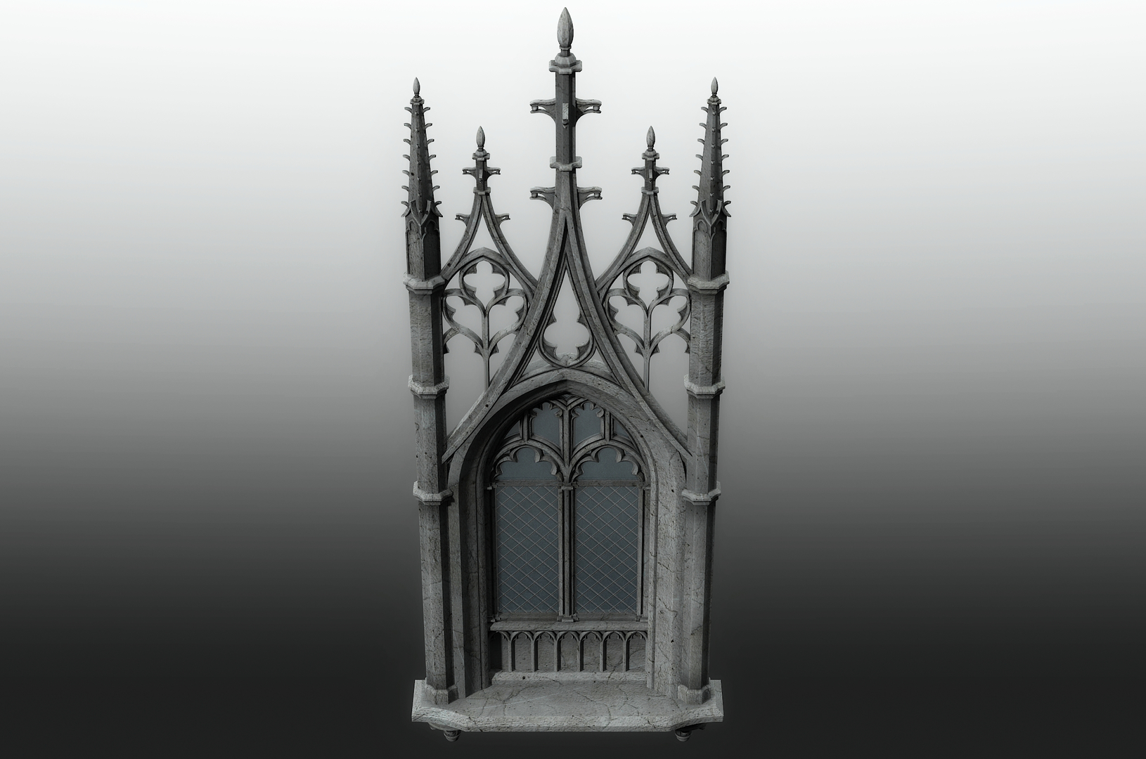 Gothic window 03 3D model - TurboSquid 1459985