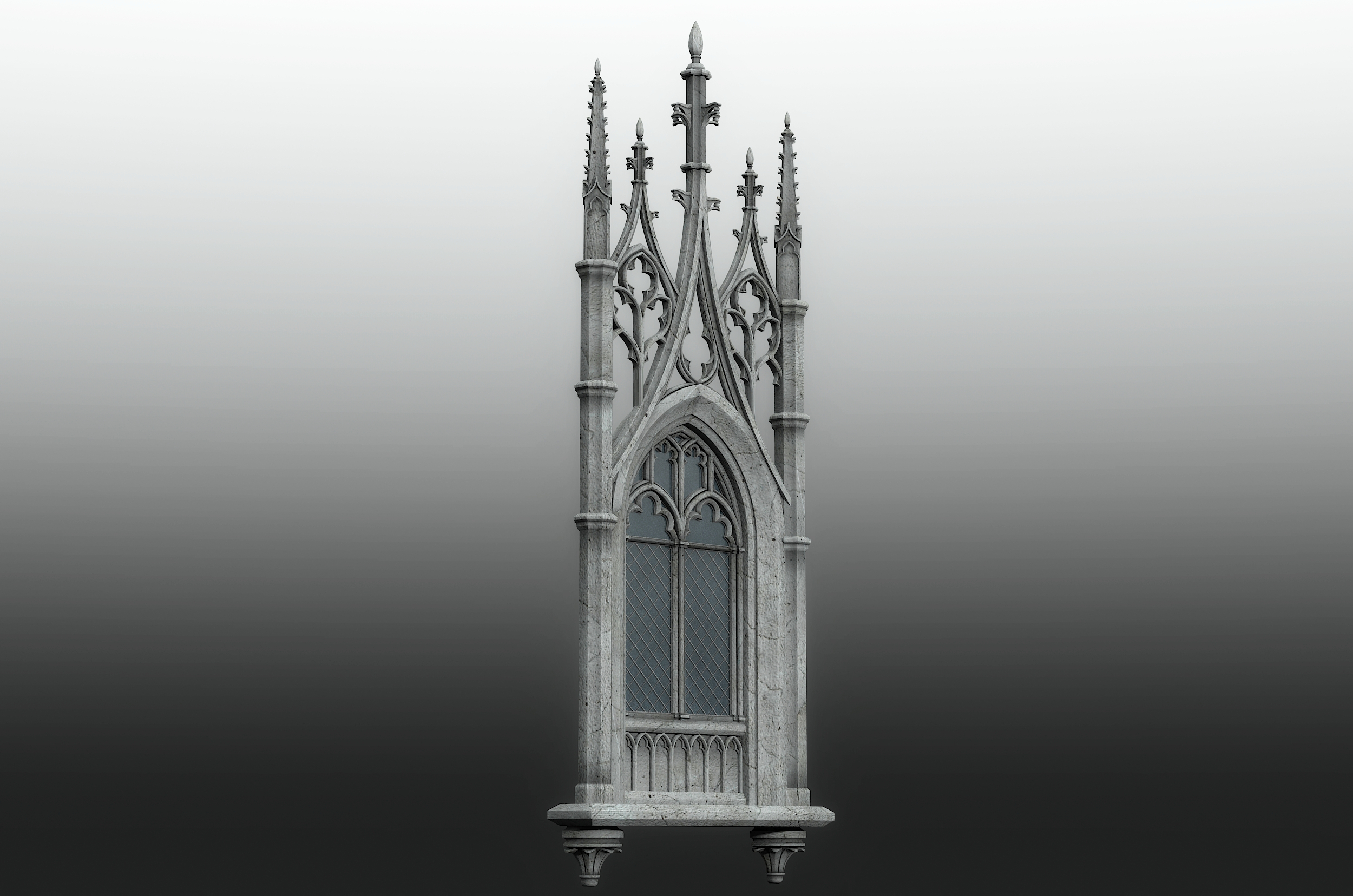 Gothic window 03 3D model - TurboSquid 1459985