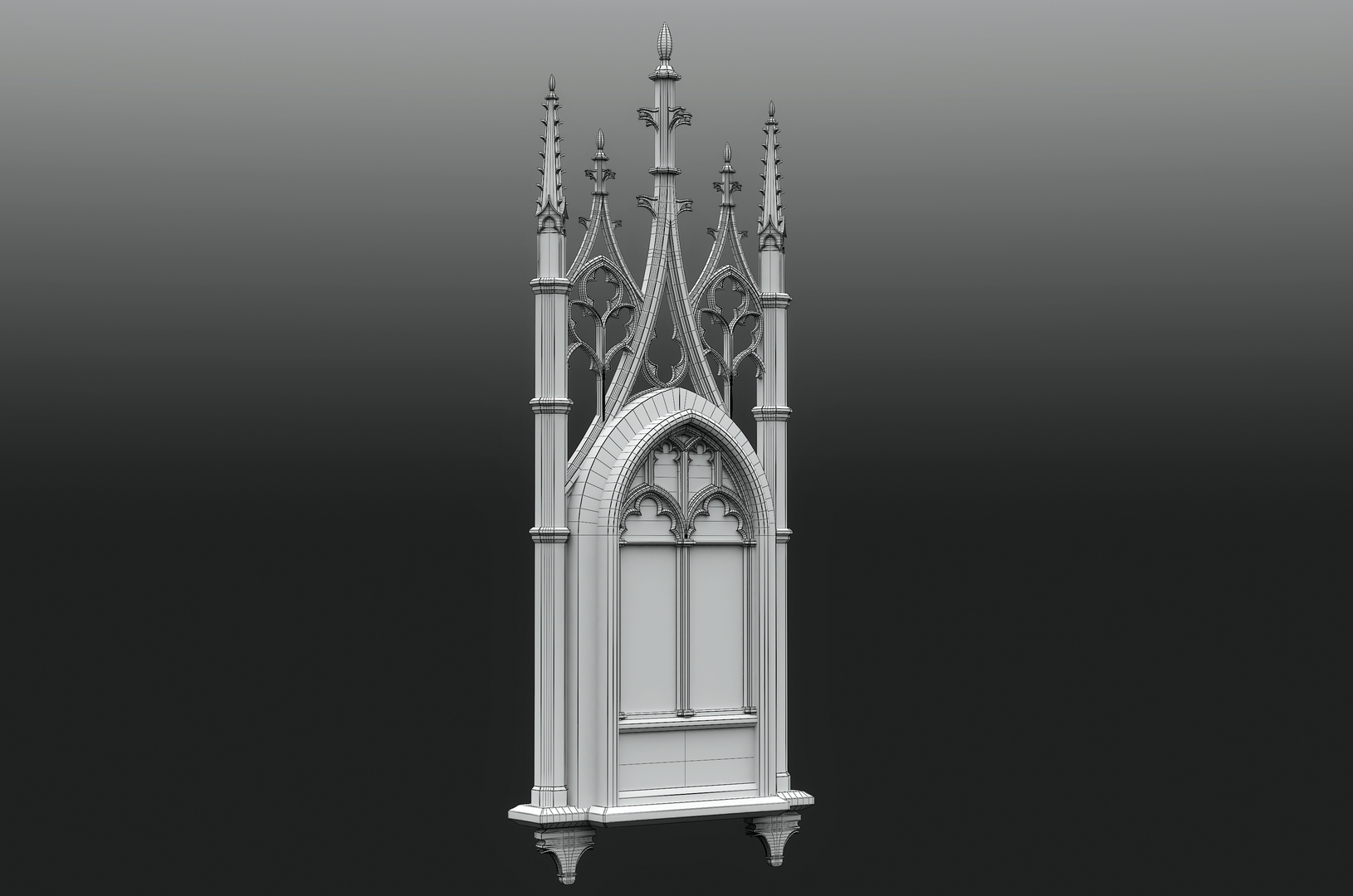 Gothic window 03 3D model - TurboSquid 1459985