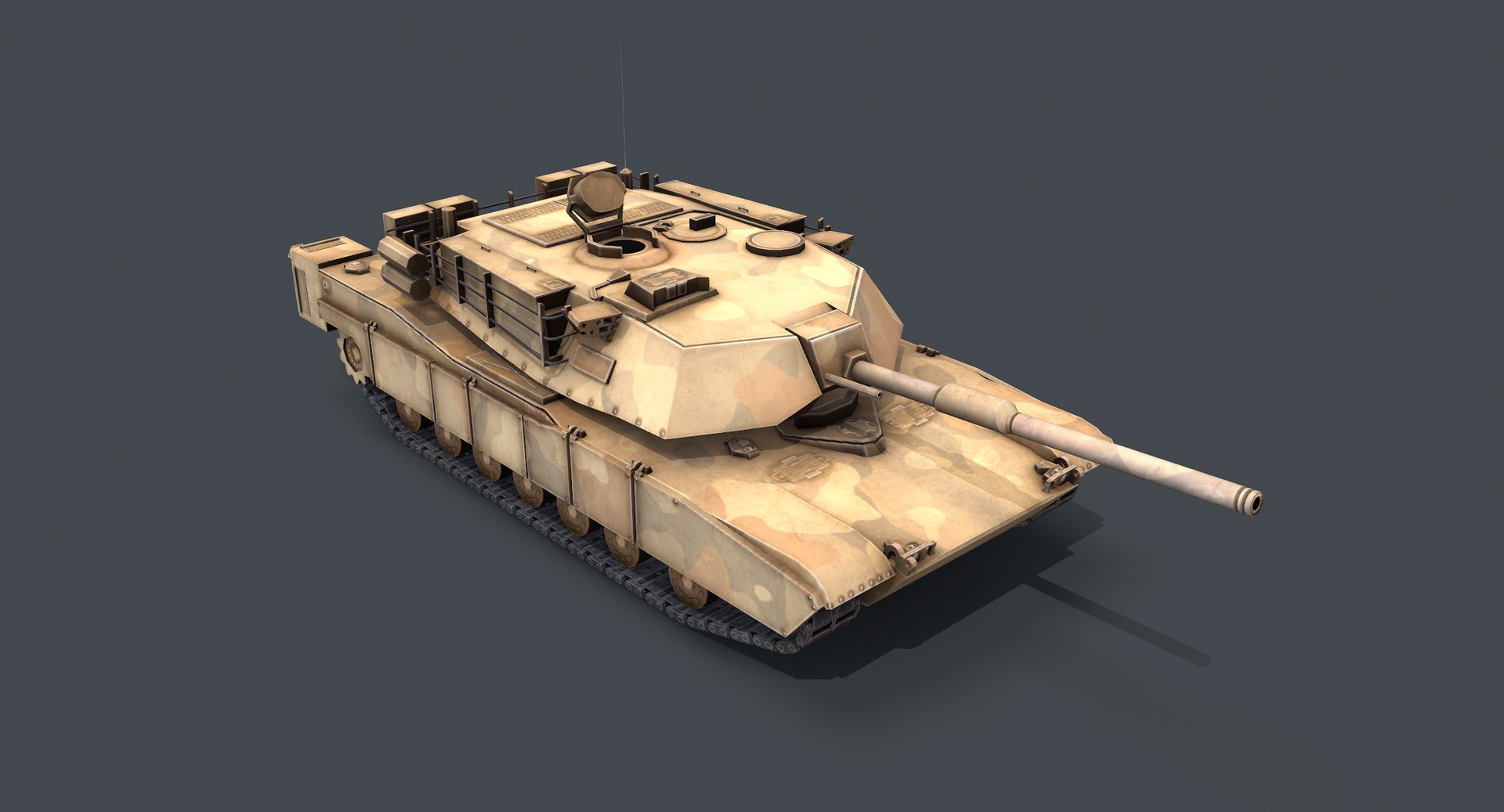 Ready m1a1 abrams tank model - TurboSquid 1460026