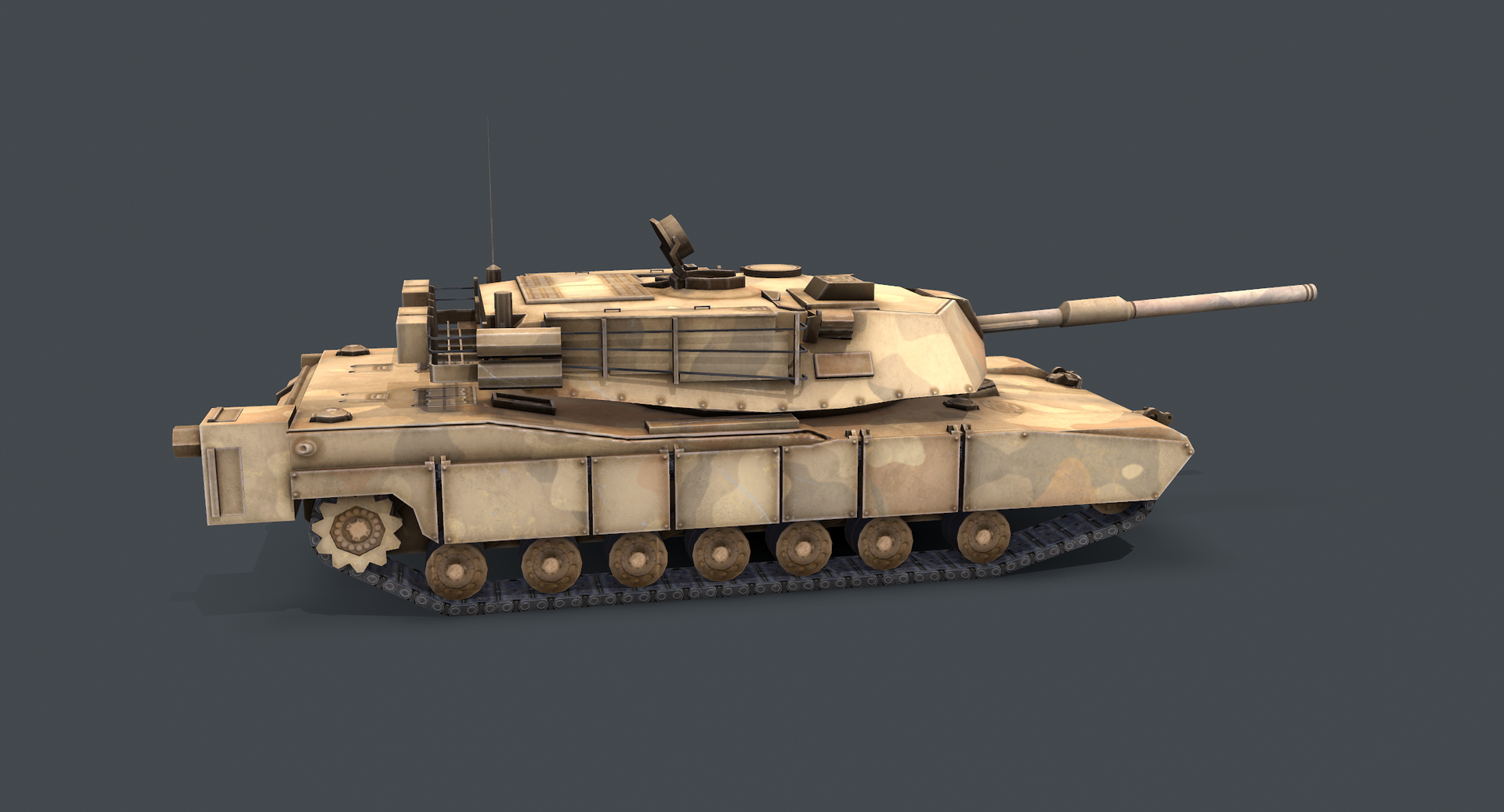 Ready m1a1 abrams tank model - TurboSquid 1460026