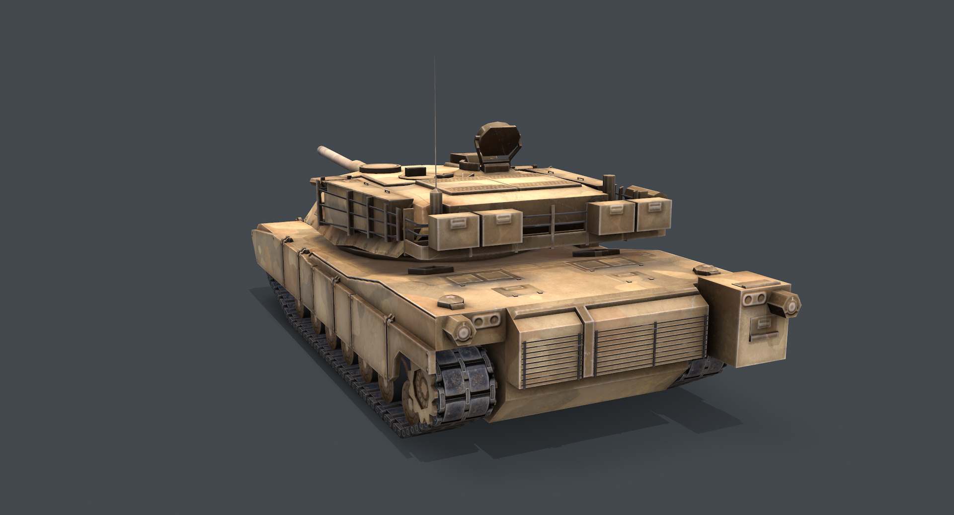 Ready m1a1 abrams tank model - TurboSquid 1460026