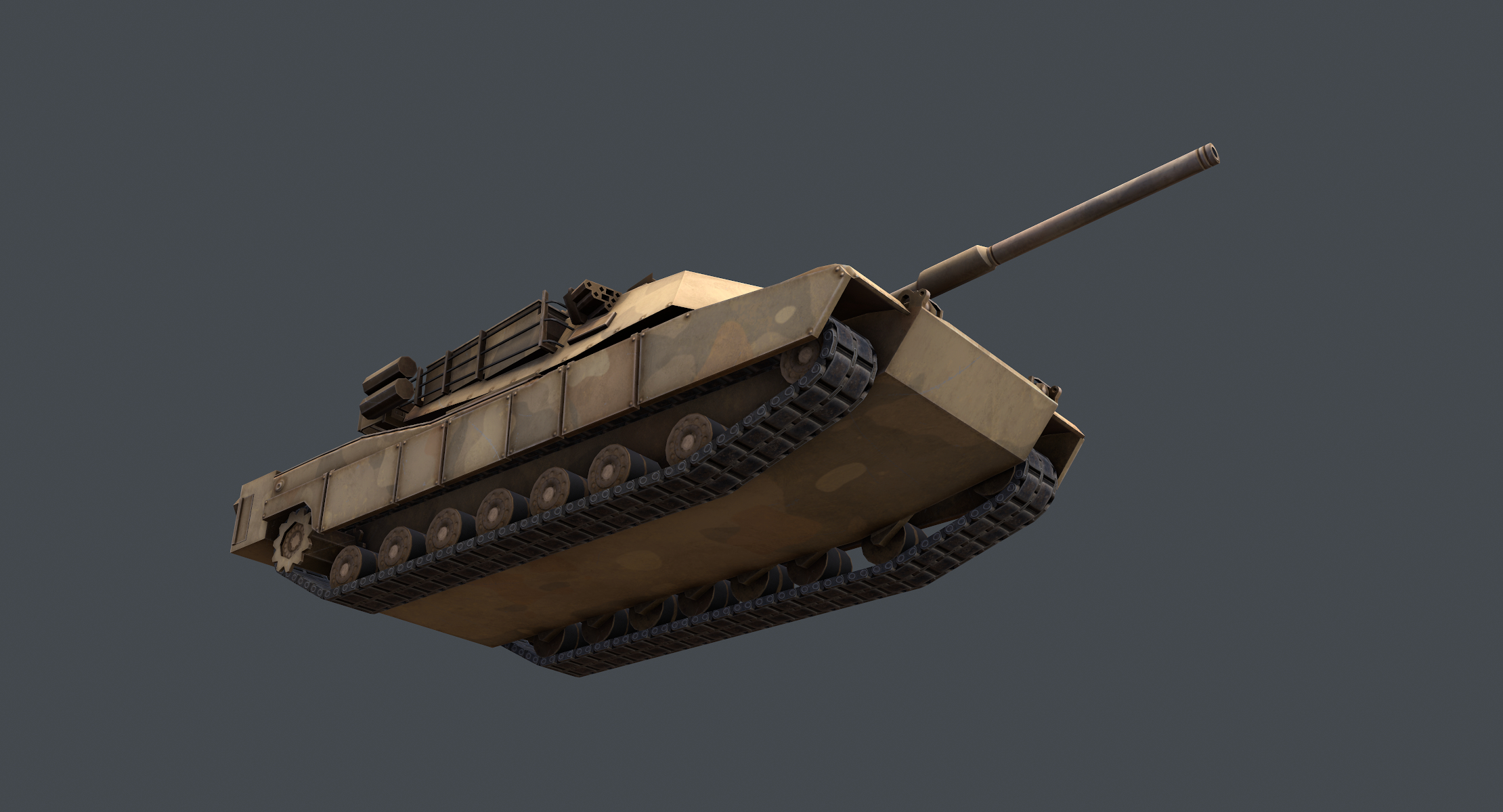 Ready m1a1 abrams tank model - TurboSquid 1460026
