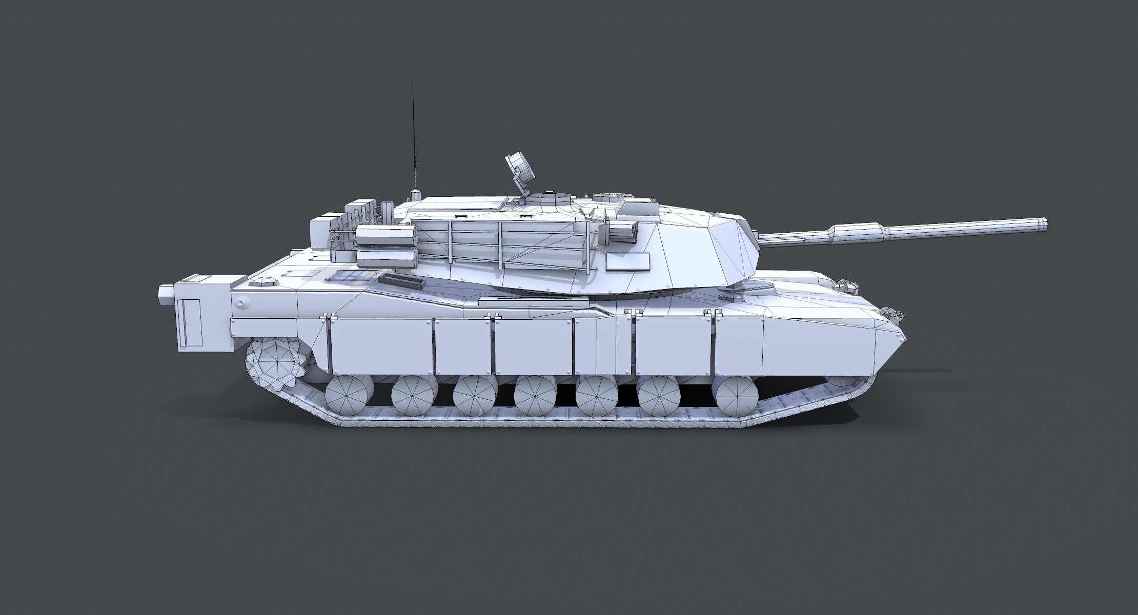 Ready m1a1 abrams tank model - TurboSquid 1460026