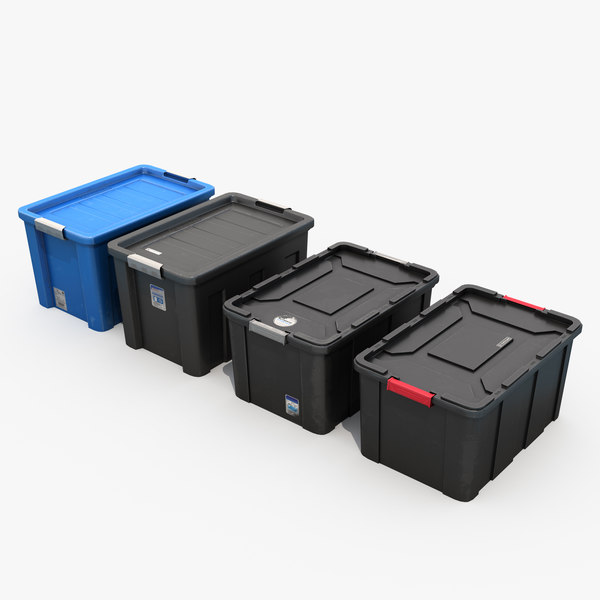 3d stackable plastic storage containers