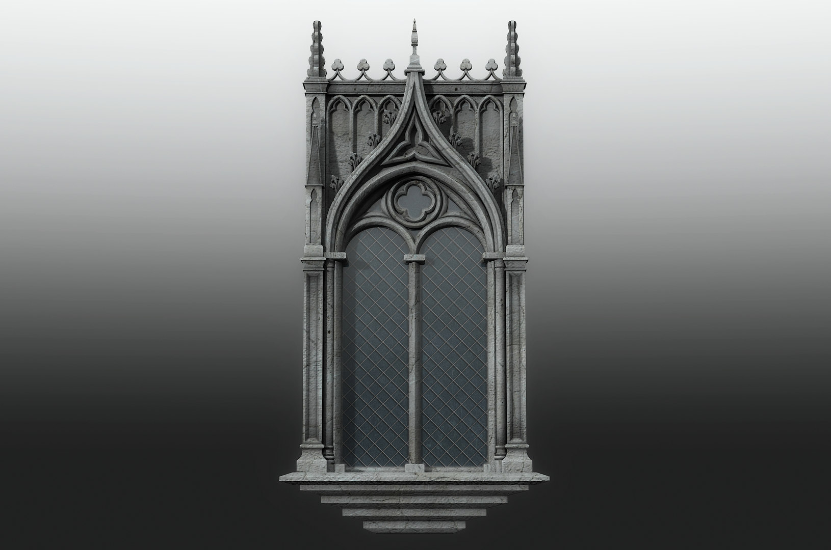 3D gothic window 04 - TurboSquid 1460134