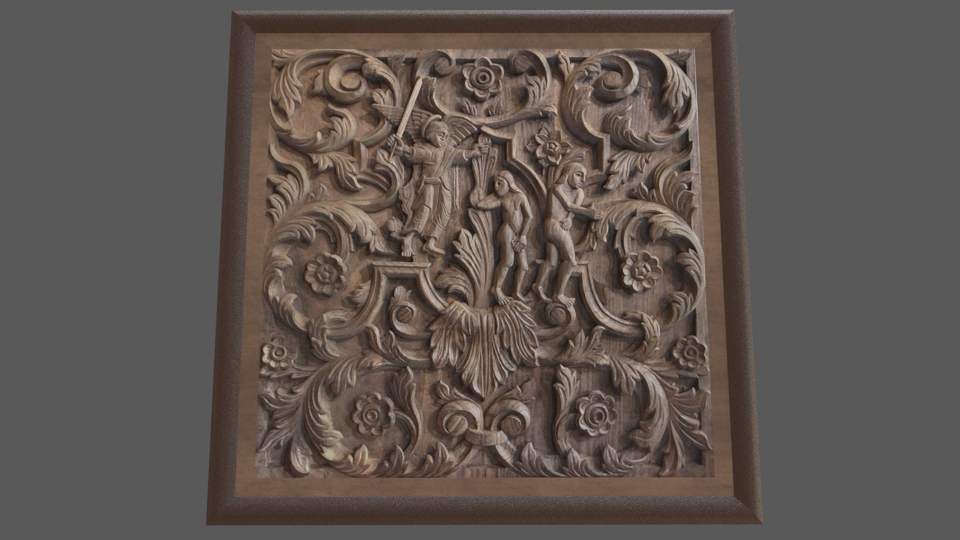 3D wood carving - TurboSquid 1460142