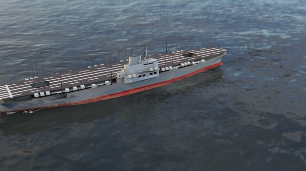 3D shinano japanese aircraft carrier - TurboSquid 1460191