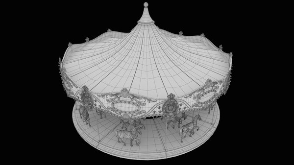 Carousel 3D model - TurboSquid 1178974