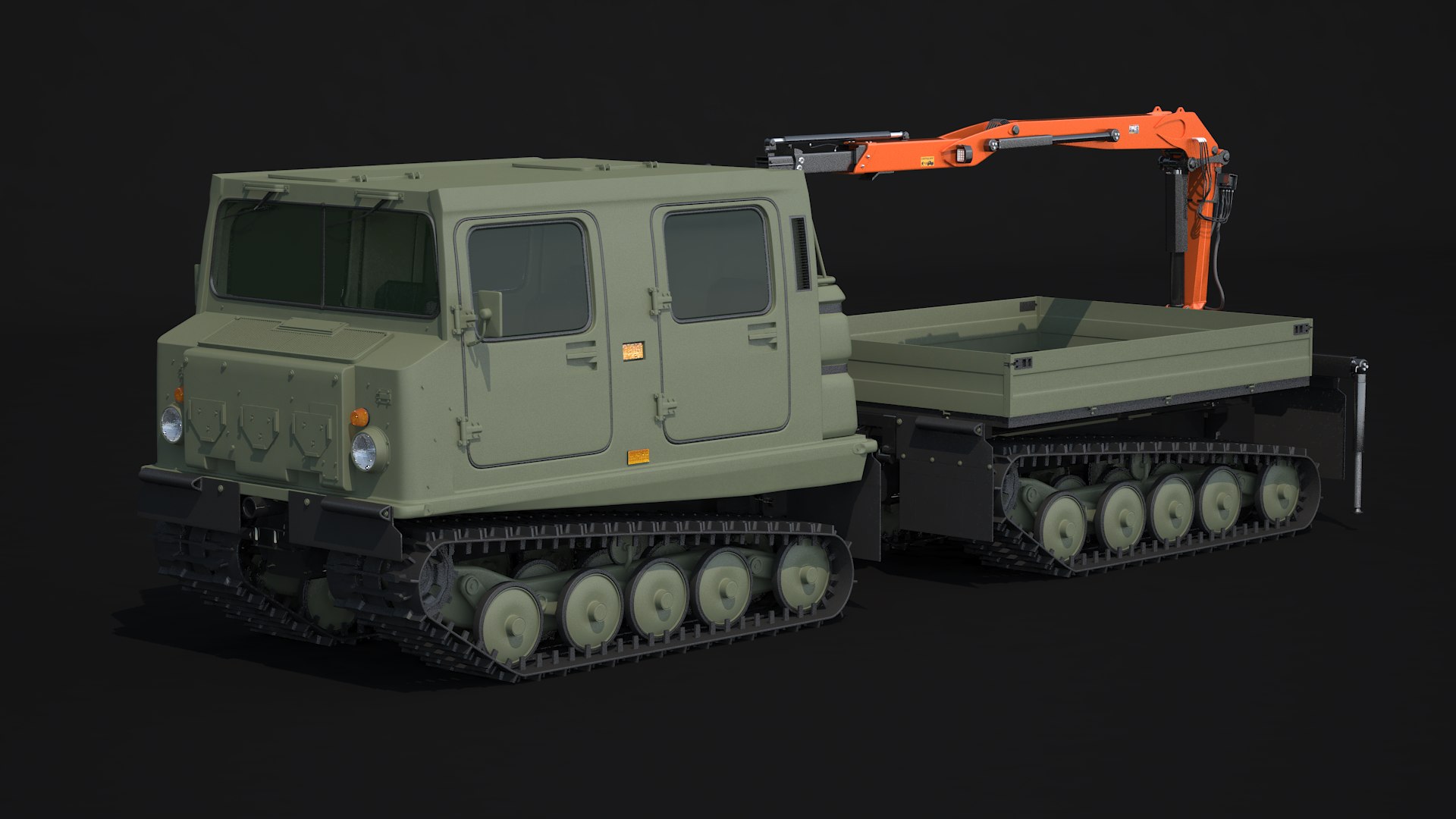 Bandvagn bv 206 crane model - TurboSquid 1460450