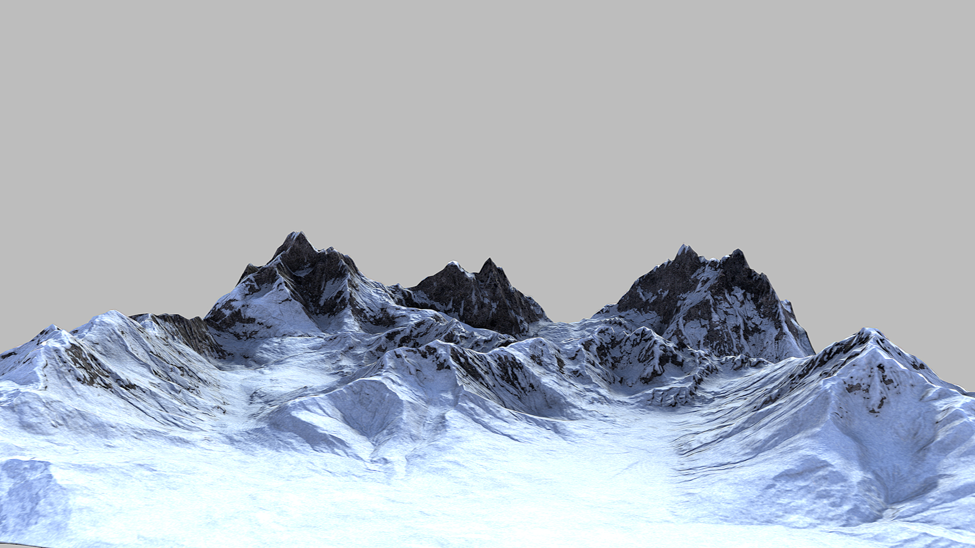 雪山3D模型 - TurboSquid 1460530
