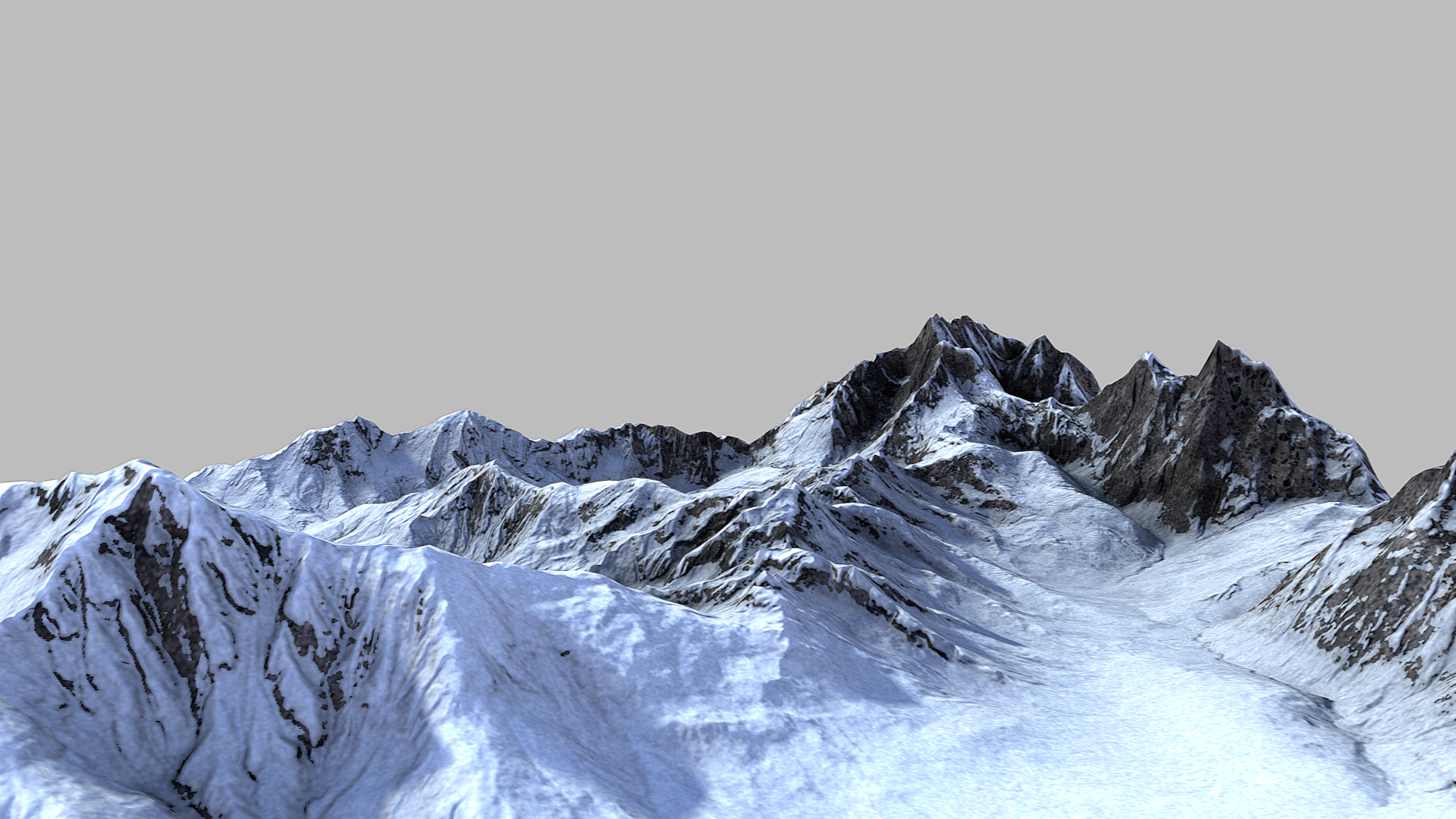 雪山3D模型 - TurboSquid 1460530