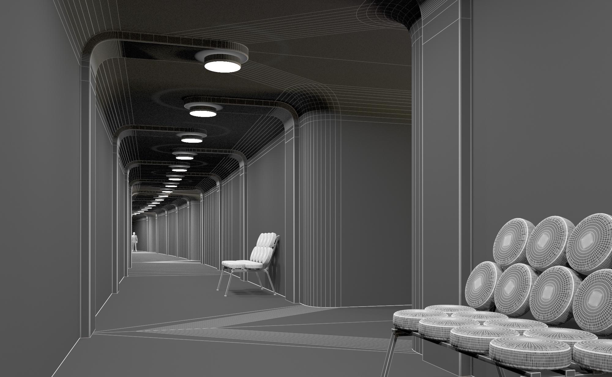 Korridor Design 3D-Modell - TurboSquid 1460593