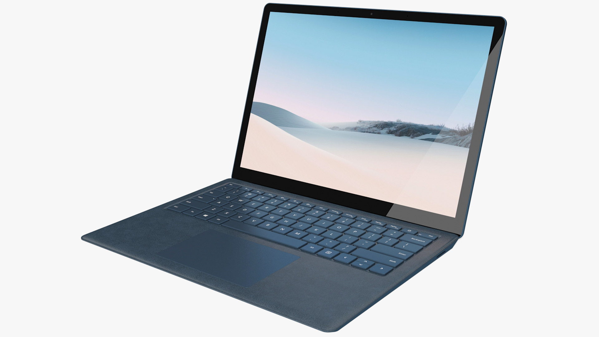 modelo 3d Microsoft Surface Laptop 3 Alcantara azul cobalto de 13.5 ...