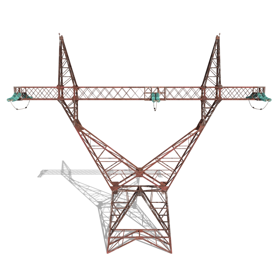 3D model electricity pole blender - TurboSquid 1460682