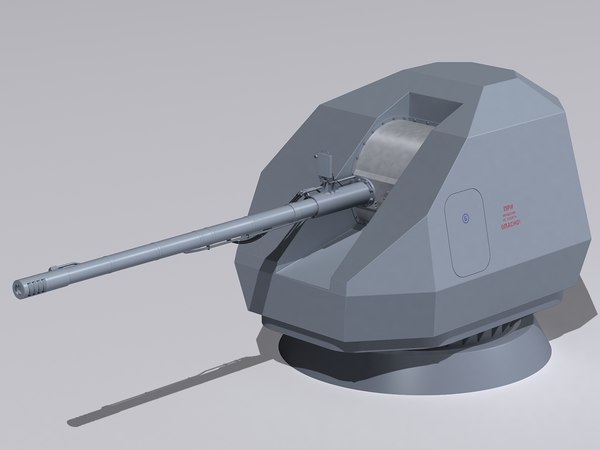 a-190 gun mount 3d model