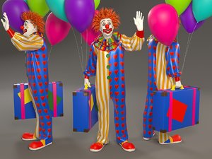 Clown 3D Models for Download | TurboSquid