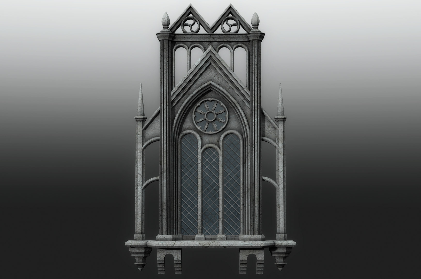 3D model gothic window 06 - TurboSquid 1460853
