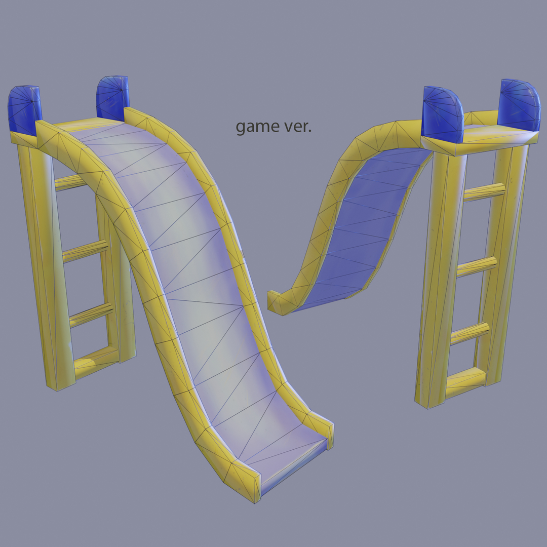 Cartoons slide model - TurboSquid 1460866