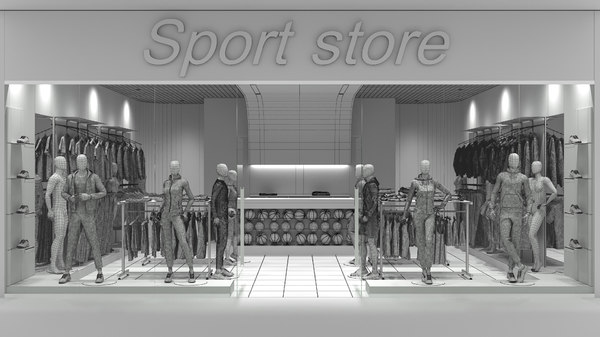 3D model sport store - TurboSquid 1385793