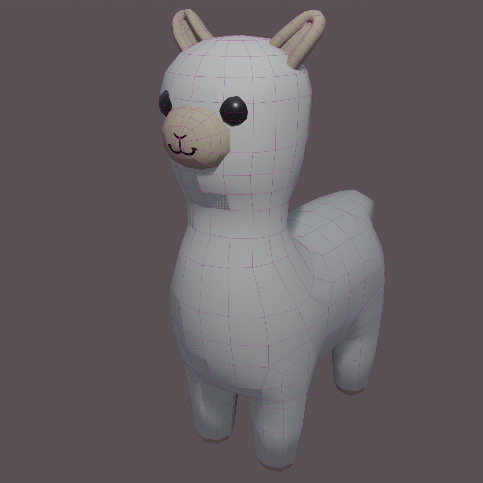 Alpaca toy 3D model - TurboSquid 1460952