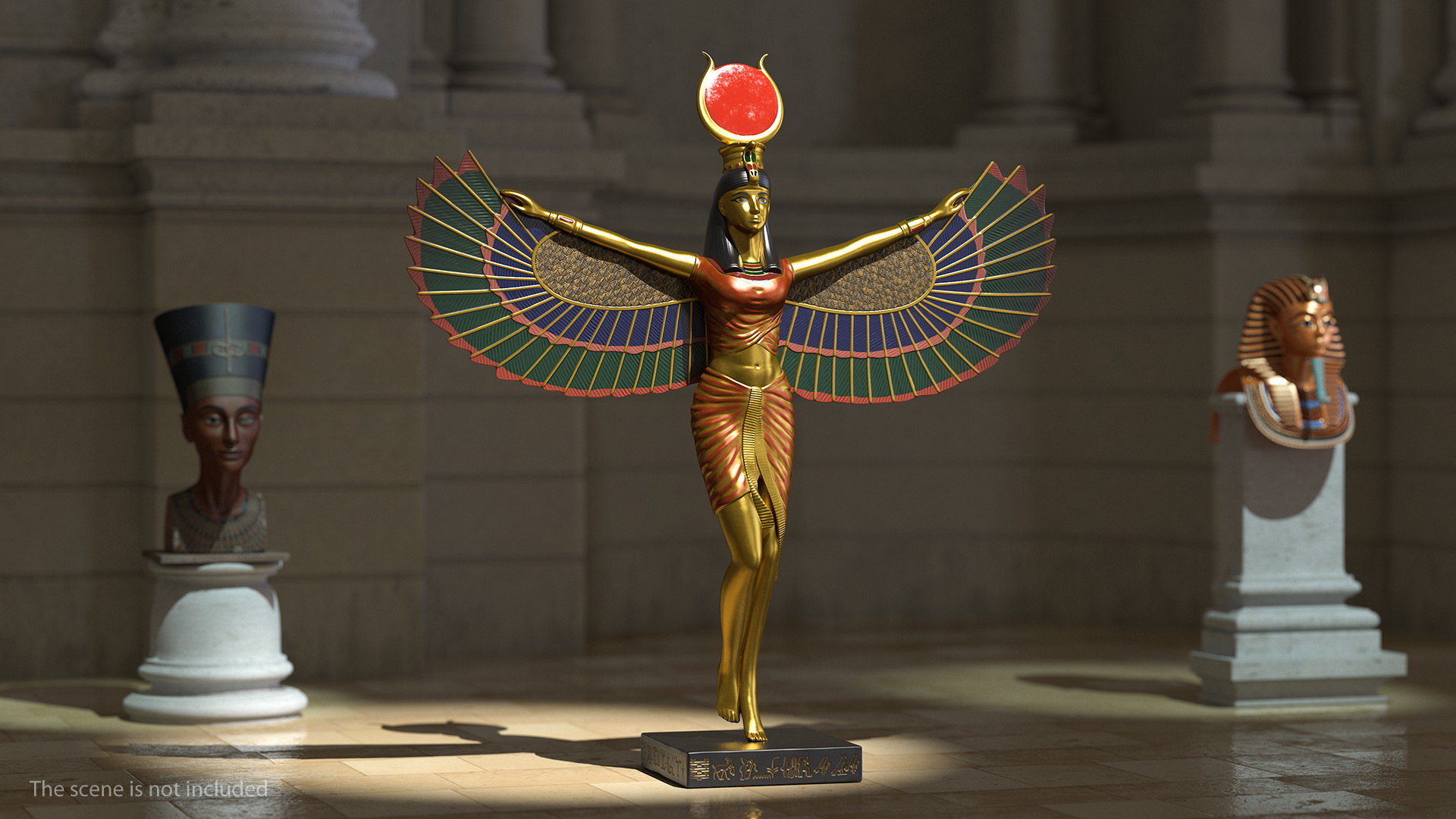 Isis ancient egyptian goddess 3D model - TurboSquid 1461708