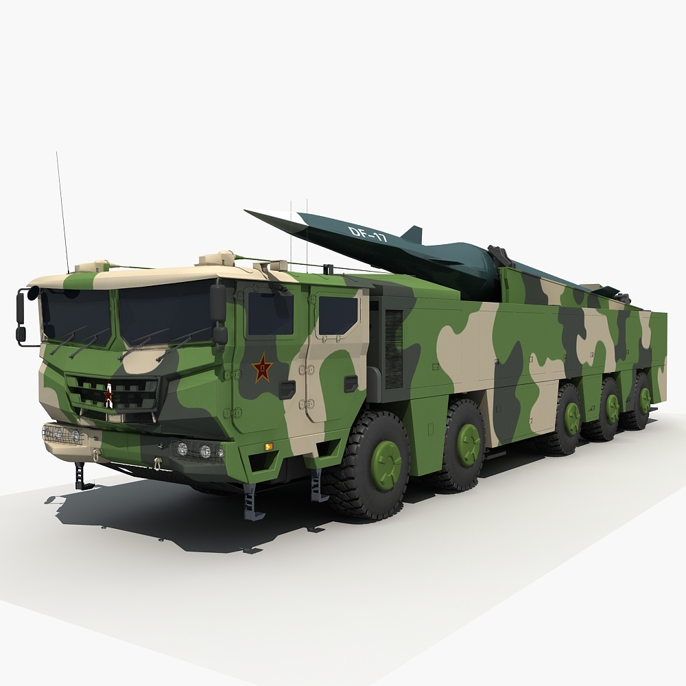 中国DF 17高超音速导弹3D模型 - TurboSquid 1461163