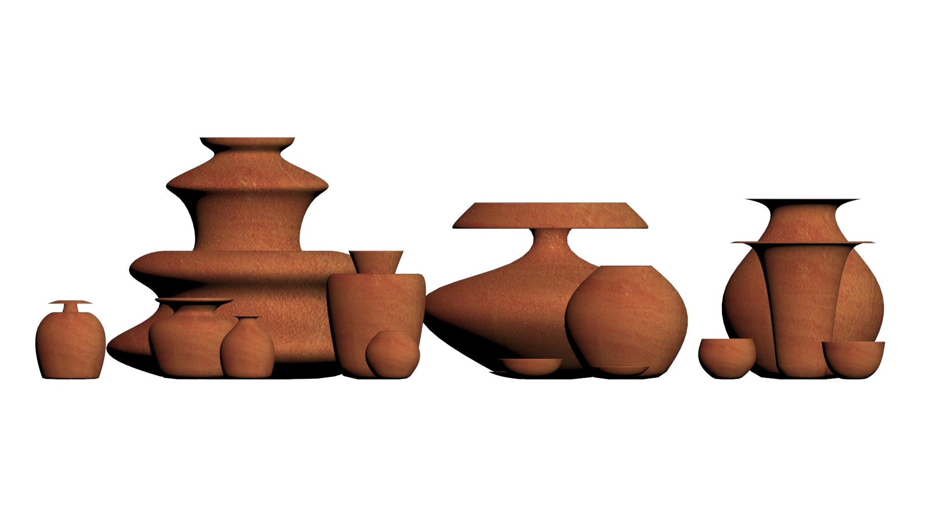 3D pottery set - pack - TurboSquid 1461147