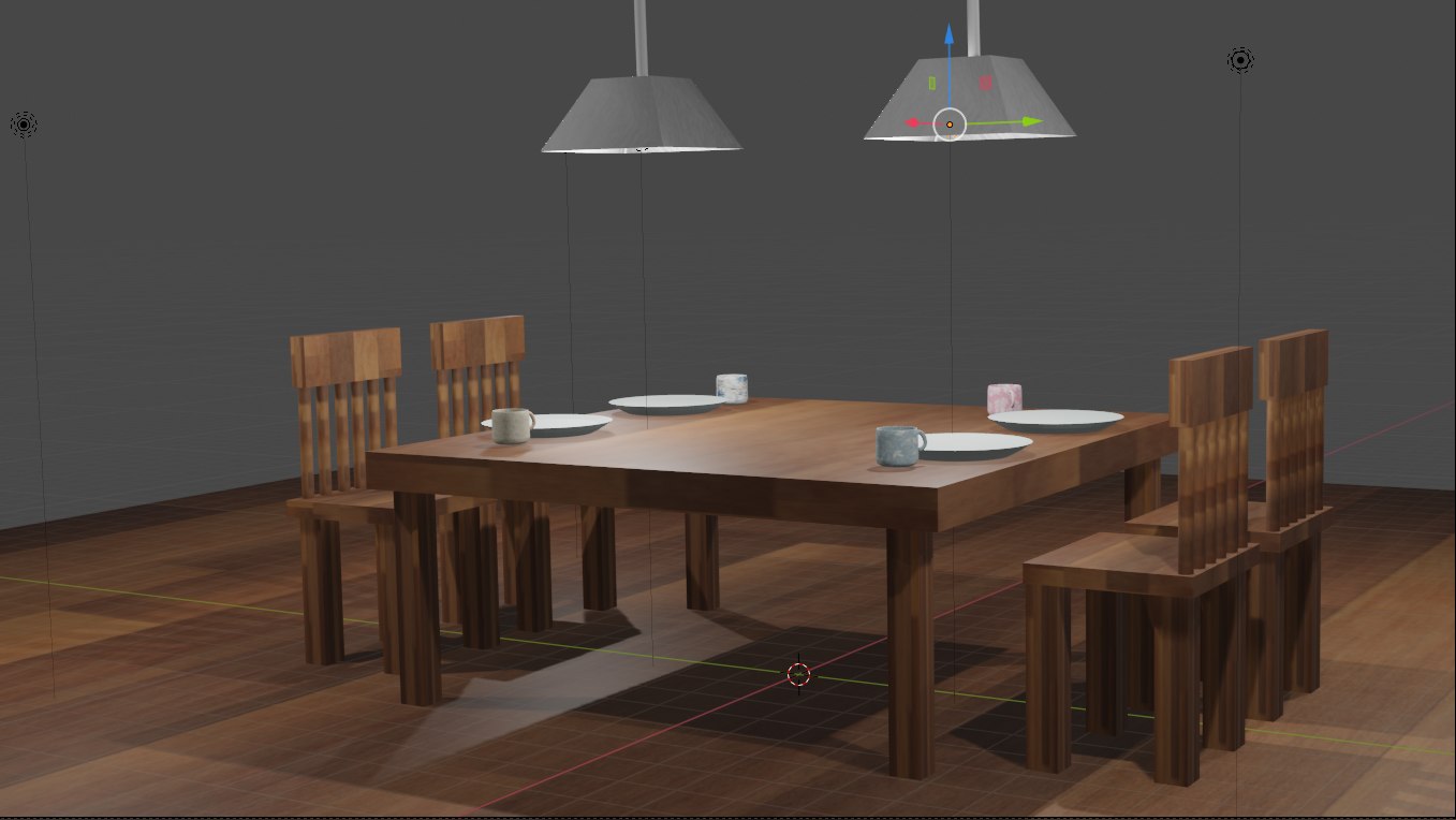 Dining 3D model - TurboSquid 1461183