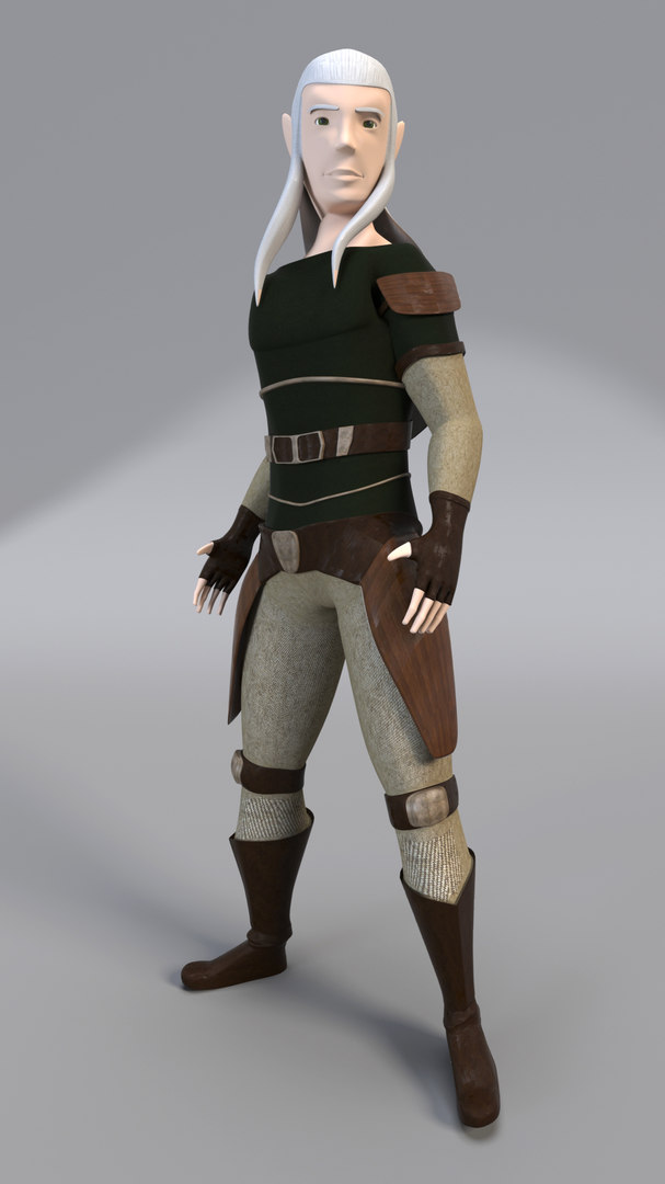 Elf character 3D model - TurboSquid 1461358