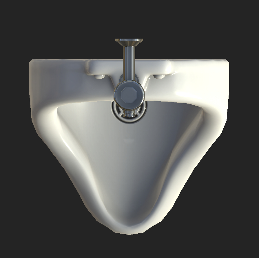 urinal_toto_u23_lowpoly_pbr 3D 모델 - TurboSquid 1461428