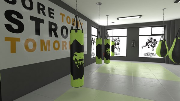 Kickboxing gym 3D - TurboSquid 1461502