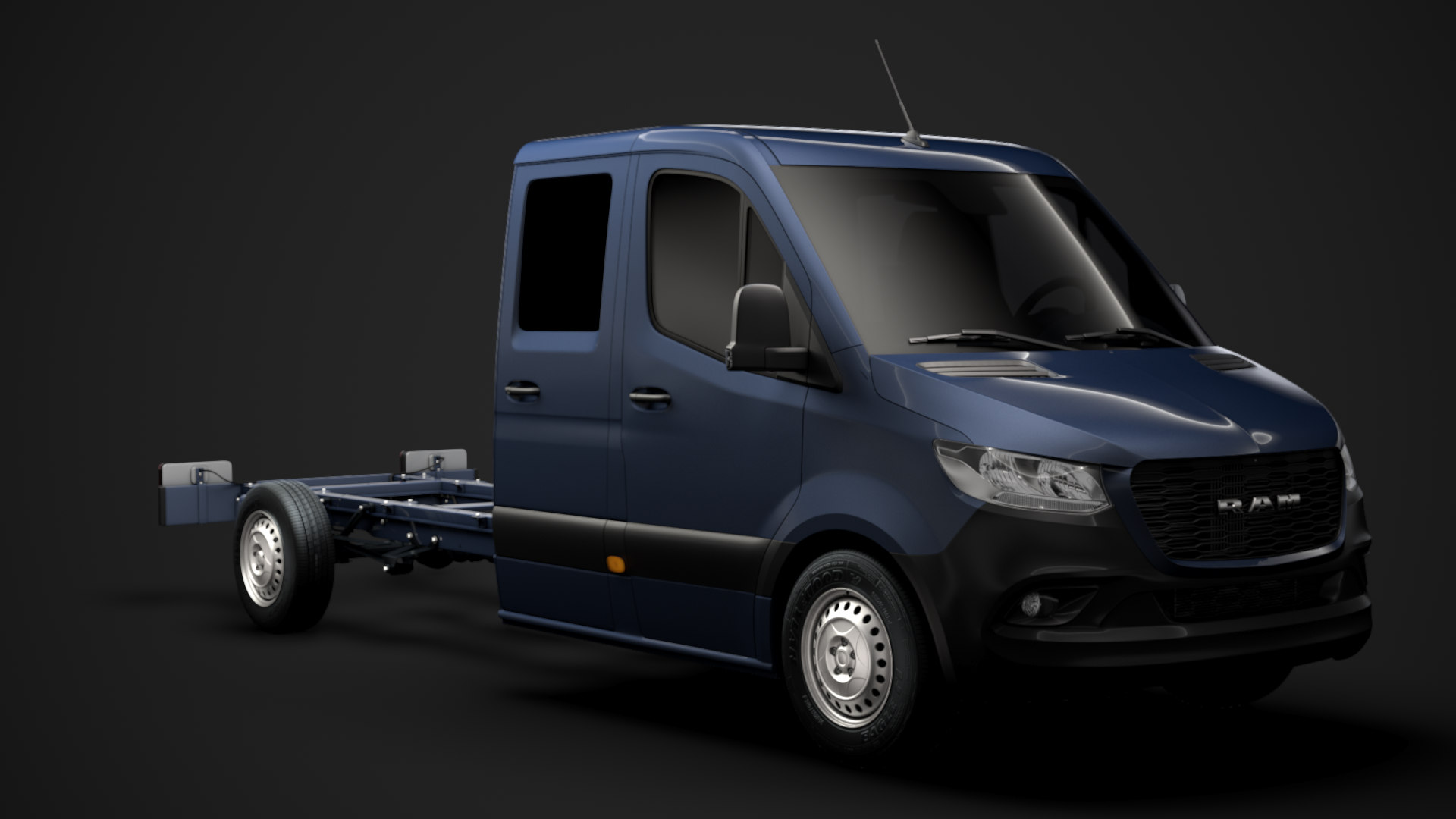 Ram sprinter chassis crew 3D - TurboSquid 1461619