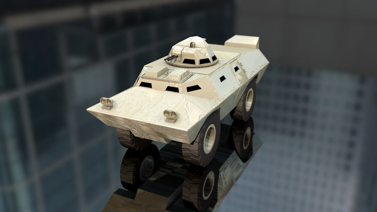 V100 armored patrol car 3D - TurboSquid 1461643