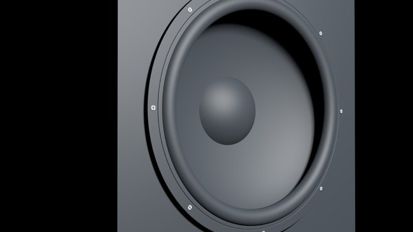 Free 3D Subwoofer Models | TurboSquid
