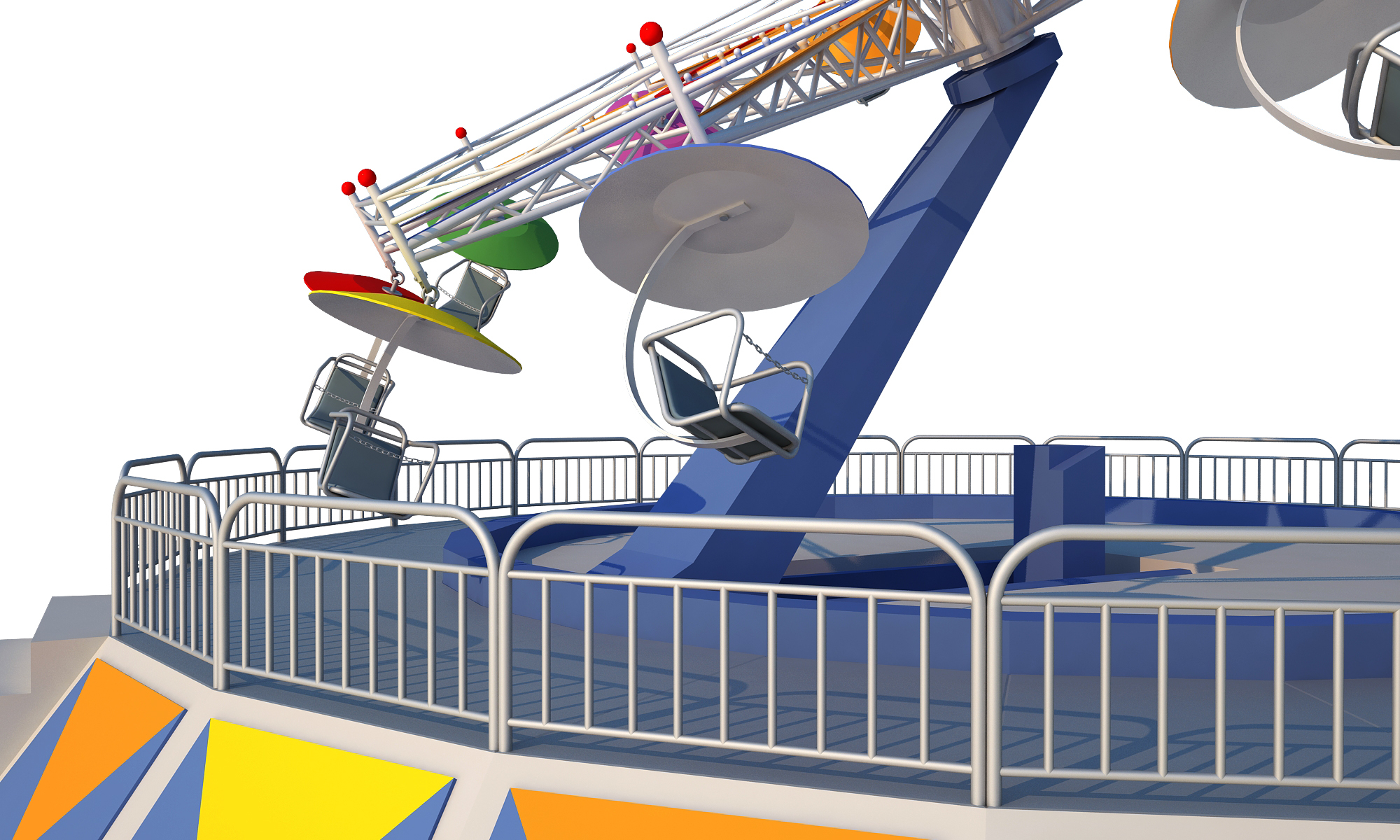 Twister ride 3D model - TurboSquid 1461820