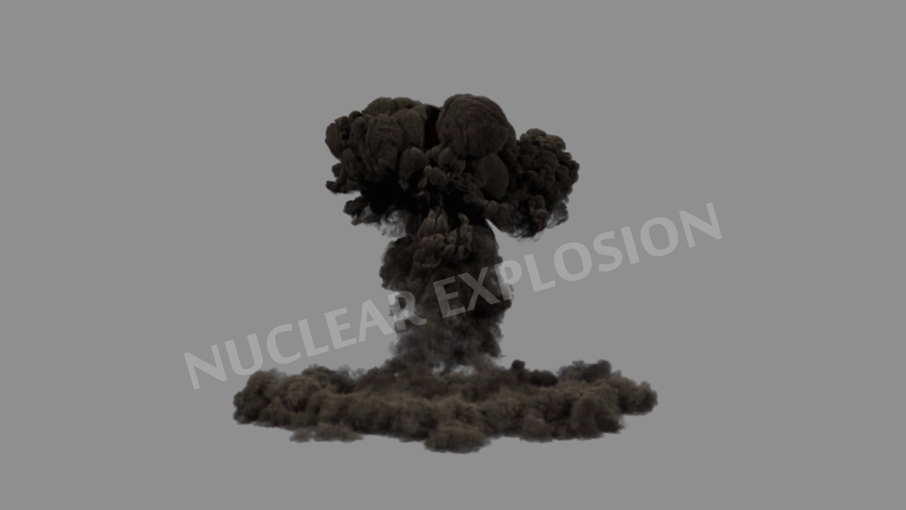 Nuclear explosion 3D model - TurboSquid 1461813