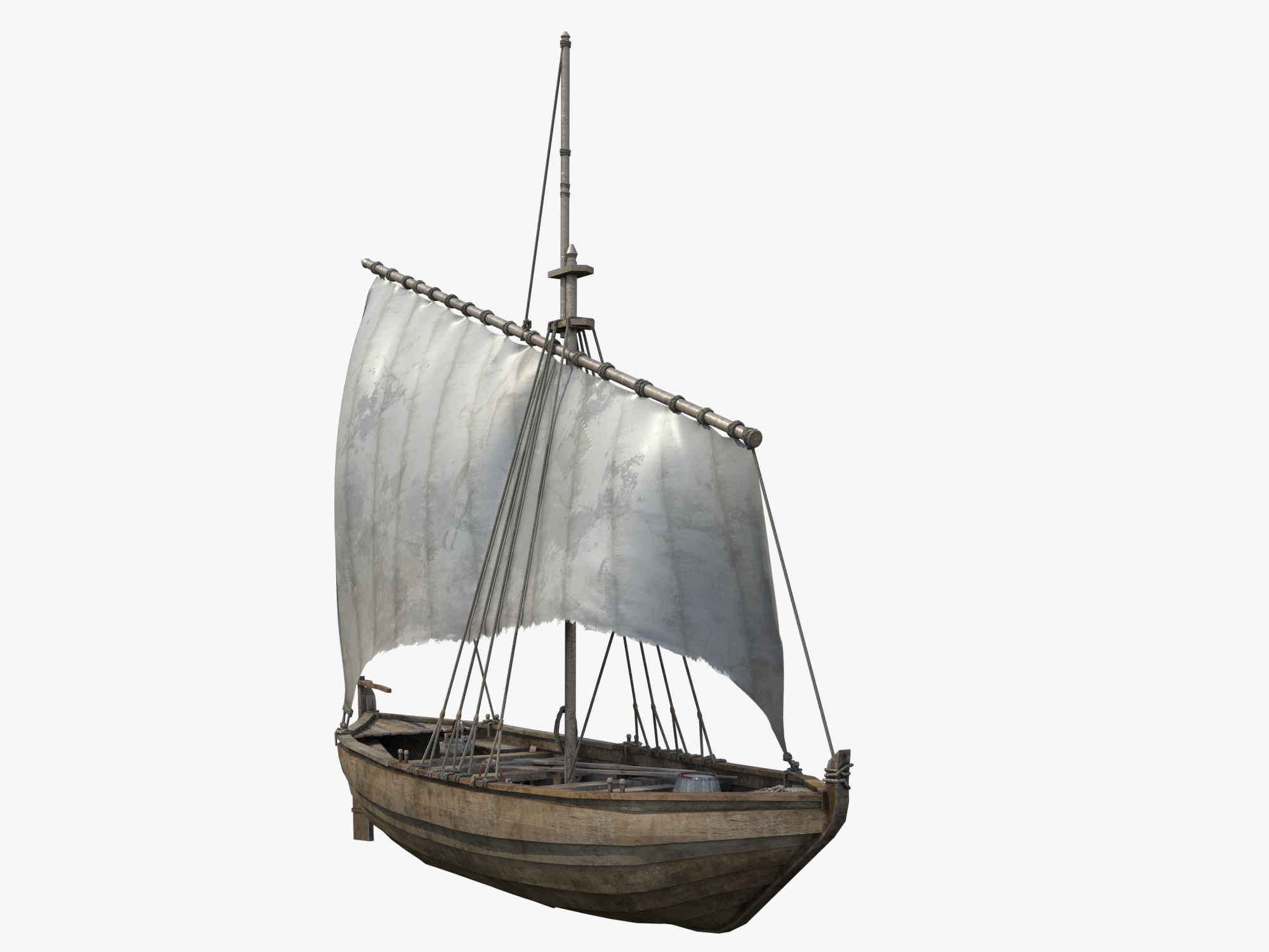 3D medieval sailing boat - TurboSquid 1462020