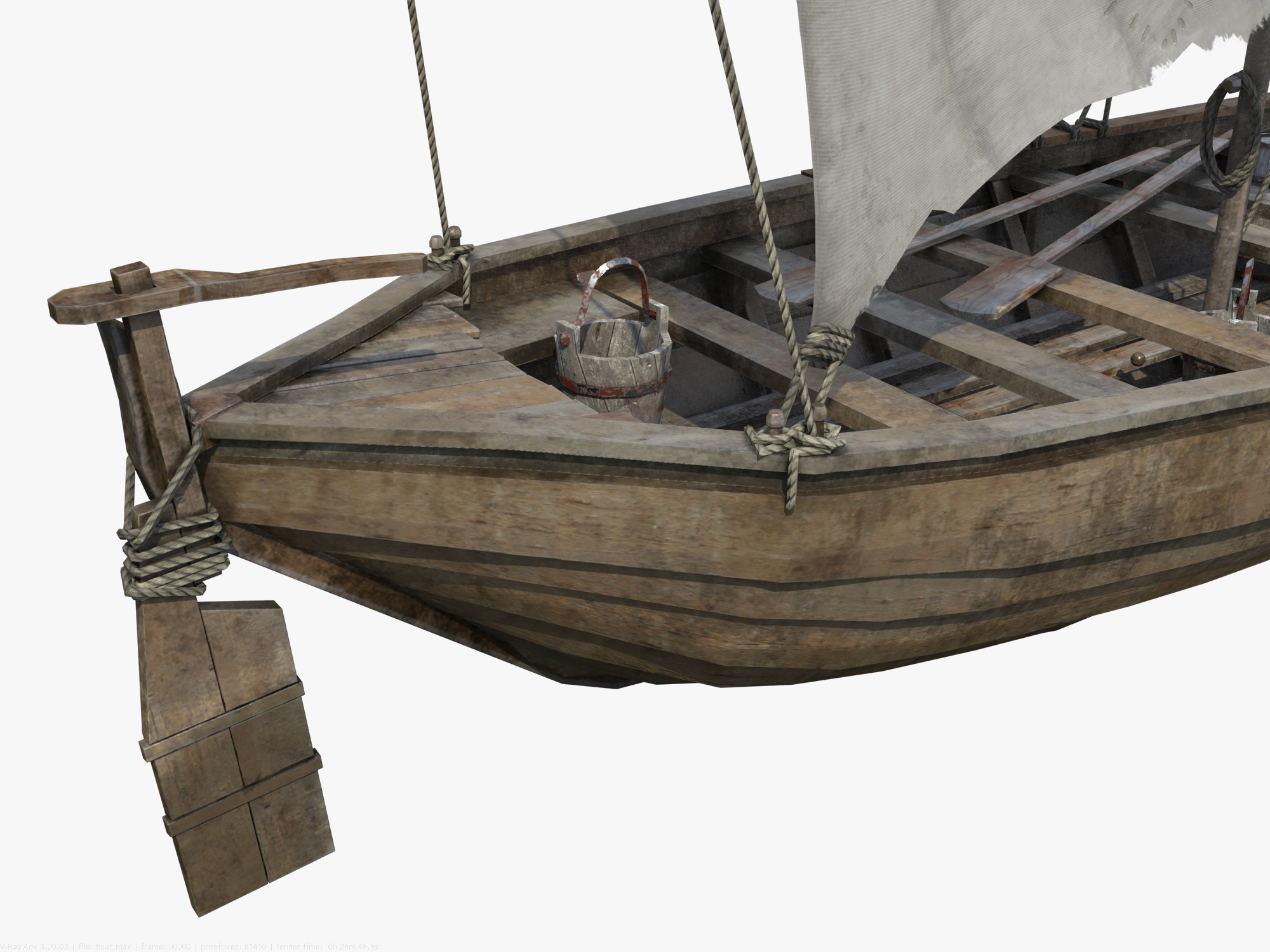 3D medieval sailing boat - TurboSquid 1462020