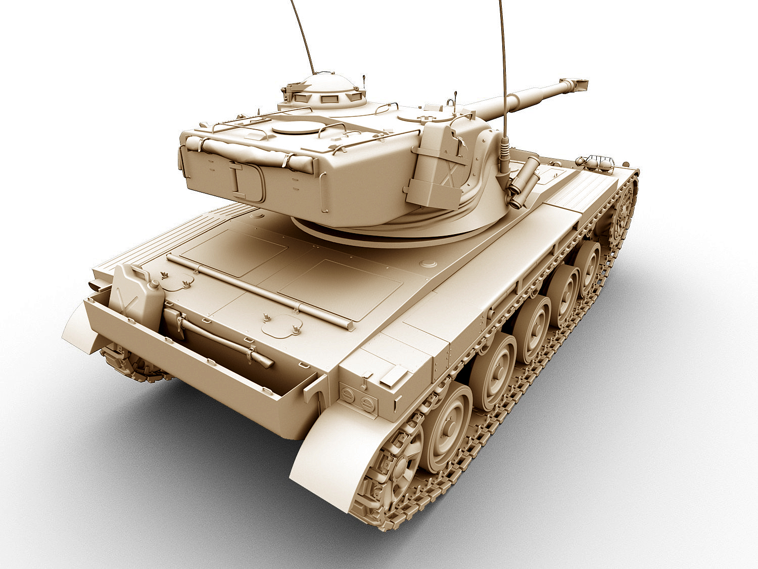 3D model amx-13 tank french - TurboSquid 1462035