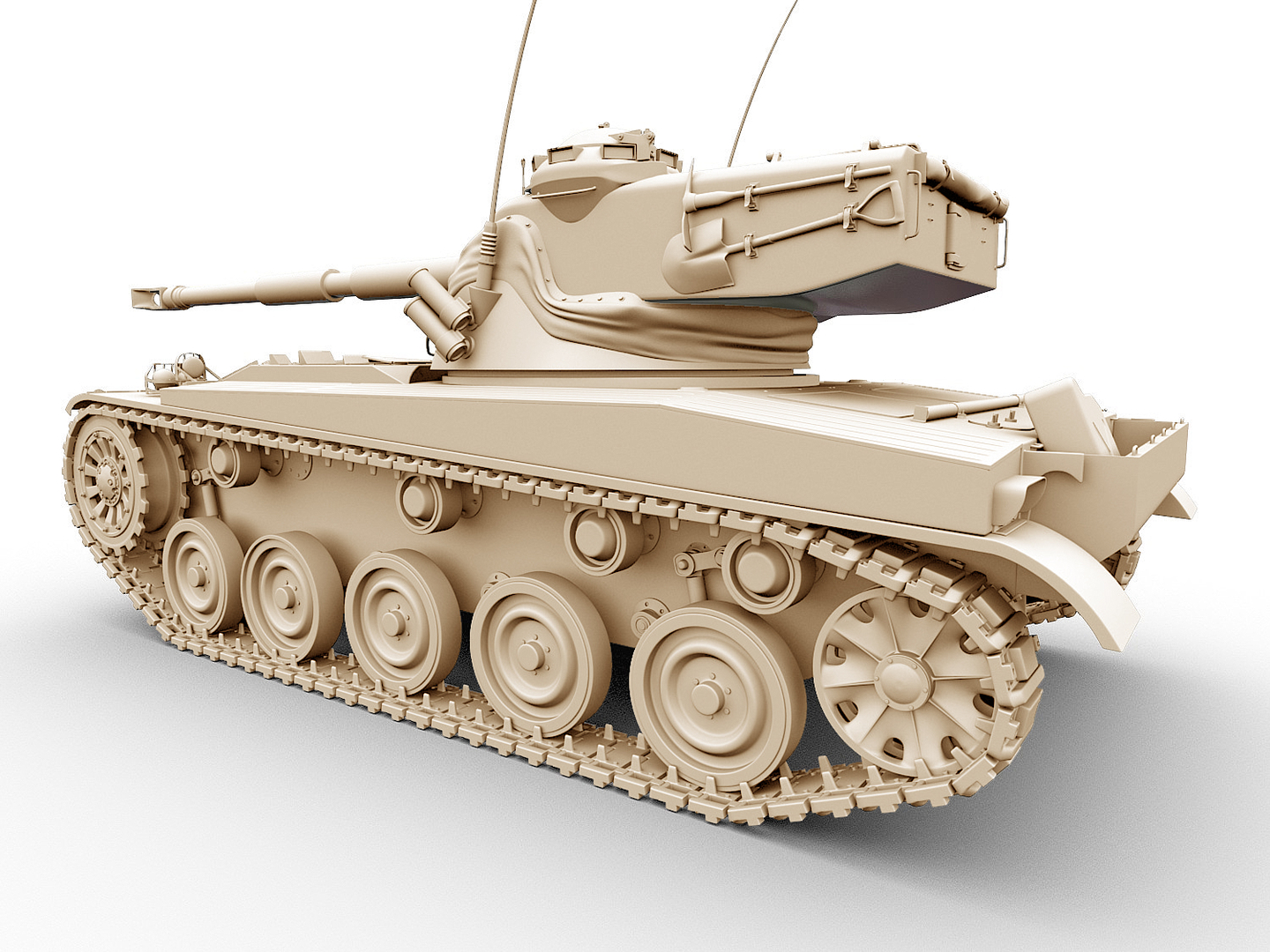 3D model amx-13 tank french - TurboSquid 1462035