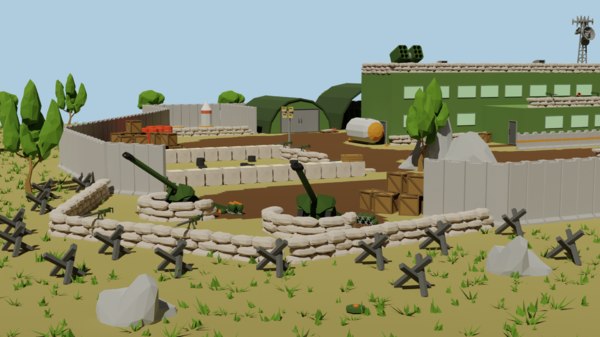 Military Base 3D Models for Download | TurboSquid