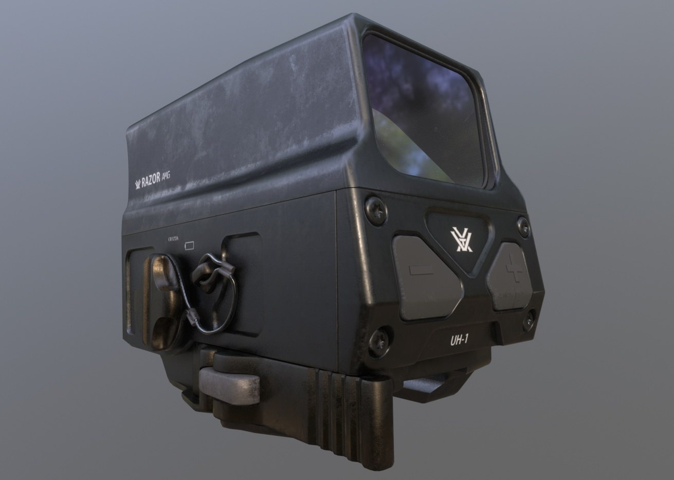 Razor uh-1 weapon sight 3D model - TurboSquid 1462289